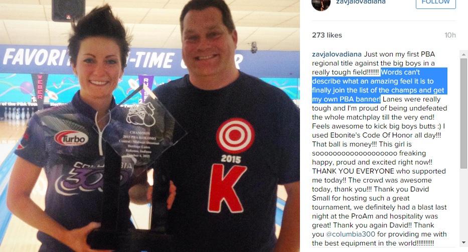 BOWL.com | Zavjalova Becomes Eighth Woman to Win PBA Regional Title